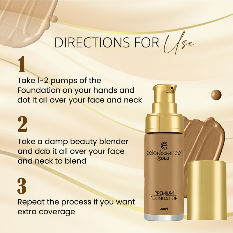 True Tone Premium Foundation – Coloressence Cosmetics