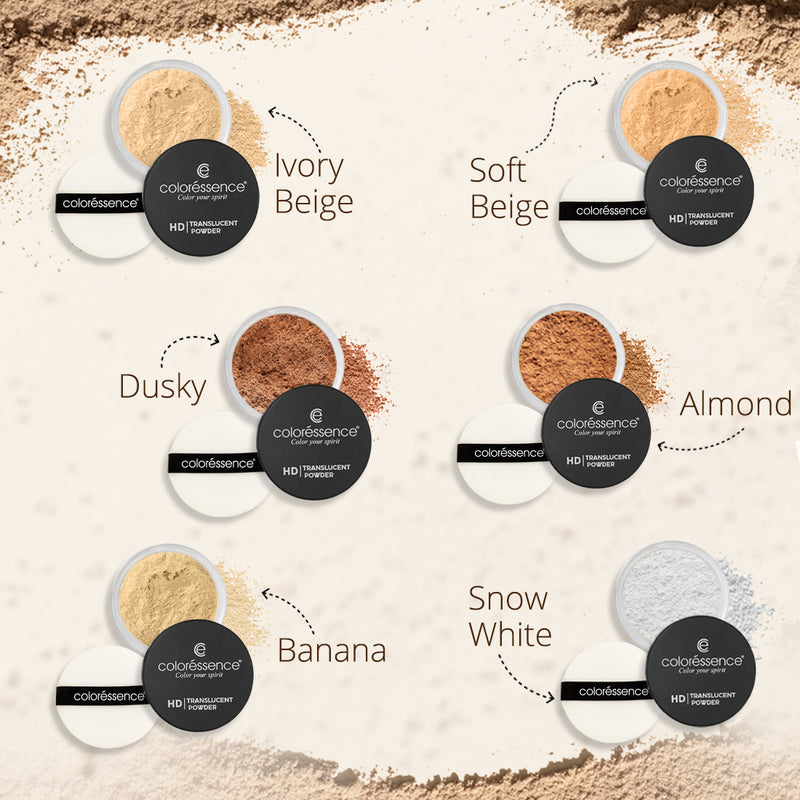 HD Translucent (Loose) Powder – Coloressence Cosmetics